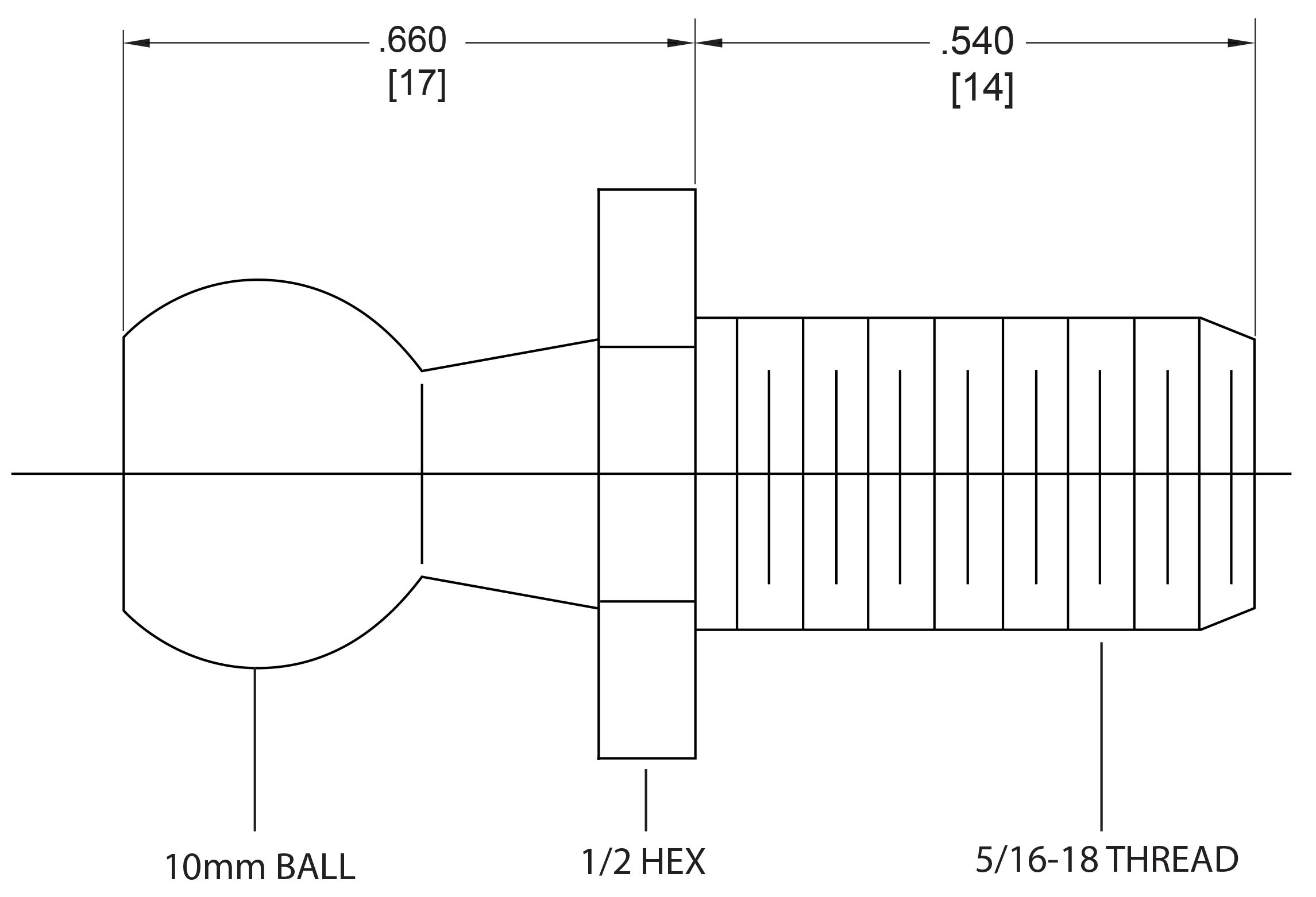 Brackets with Ball Studs - LGM Hardware Ltd.